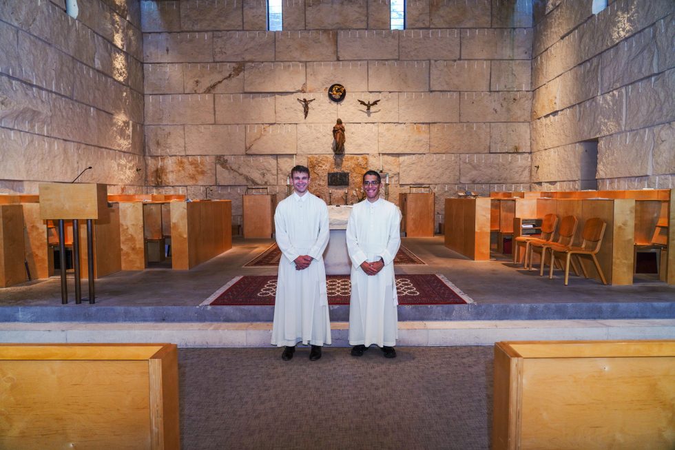 Two new novices | Our Lady of Dallas
